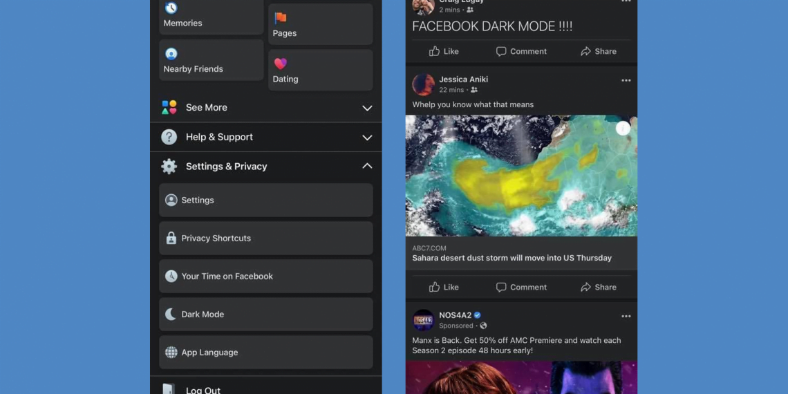 How to Dark Mode Facebook - Zeru