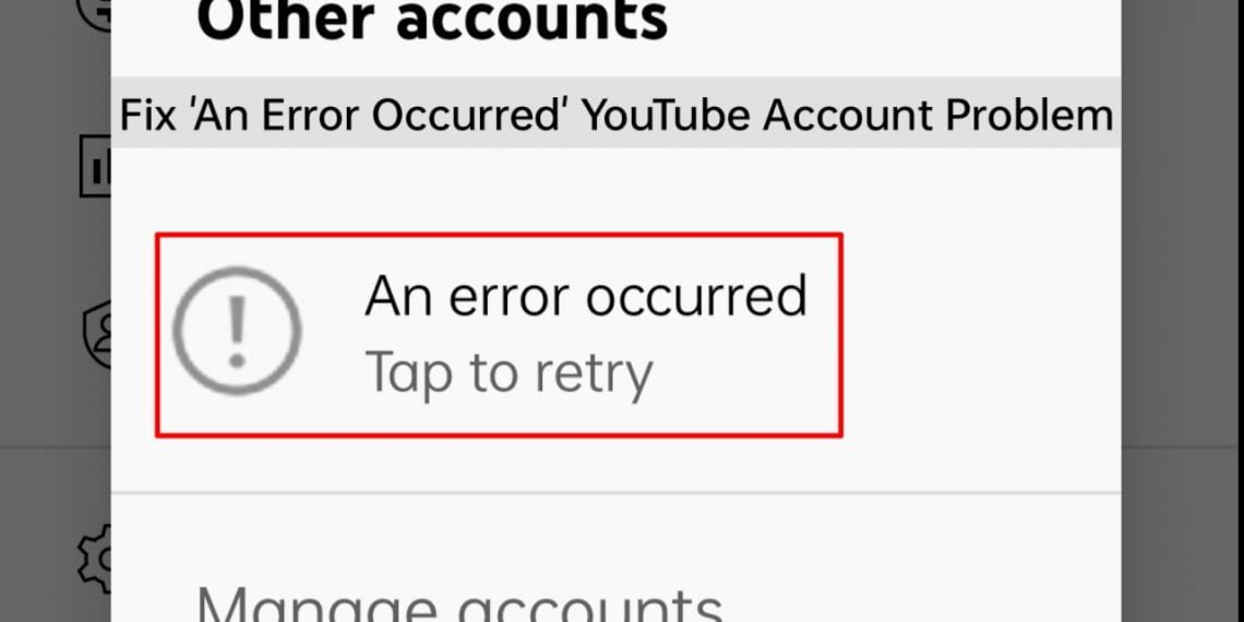 How to Fix a YouTube Login Error - Zeru
