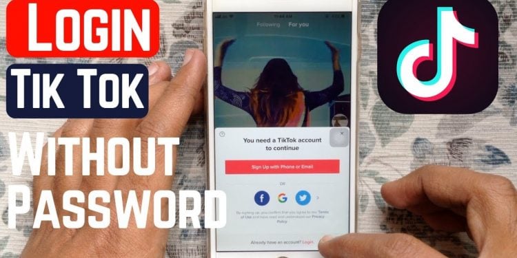 Cómo iniciar sesión en TikTok Con Nombre de Usuario y Contraseña - Zeru