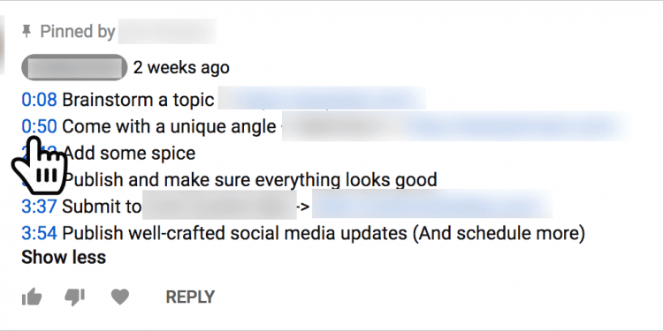 How to Timestamp YouTube Comments - Zeru
